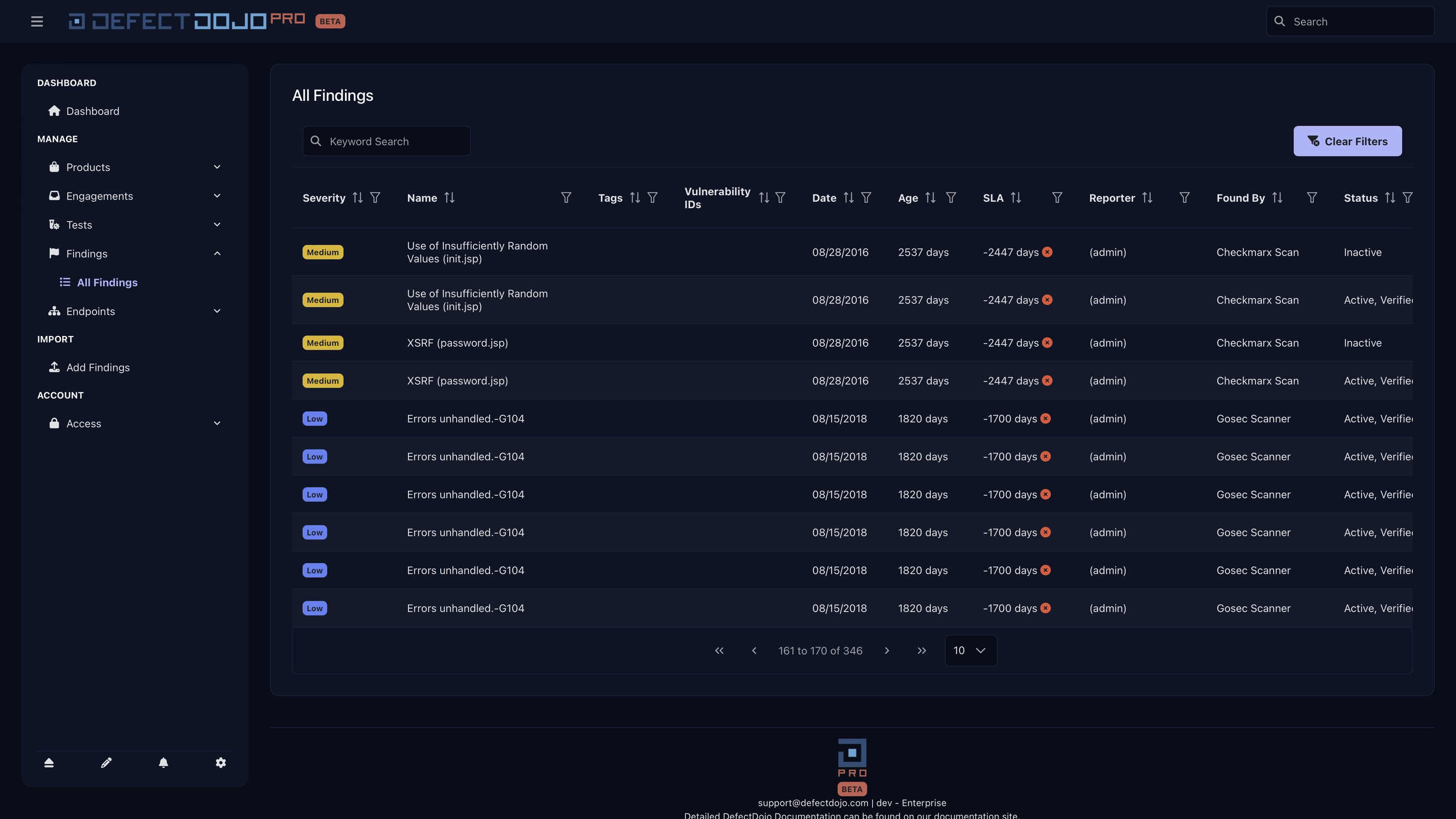 Platform - DefectDojo