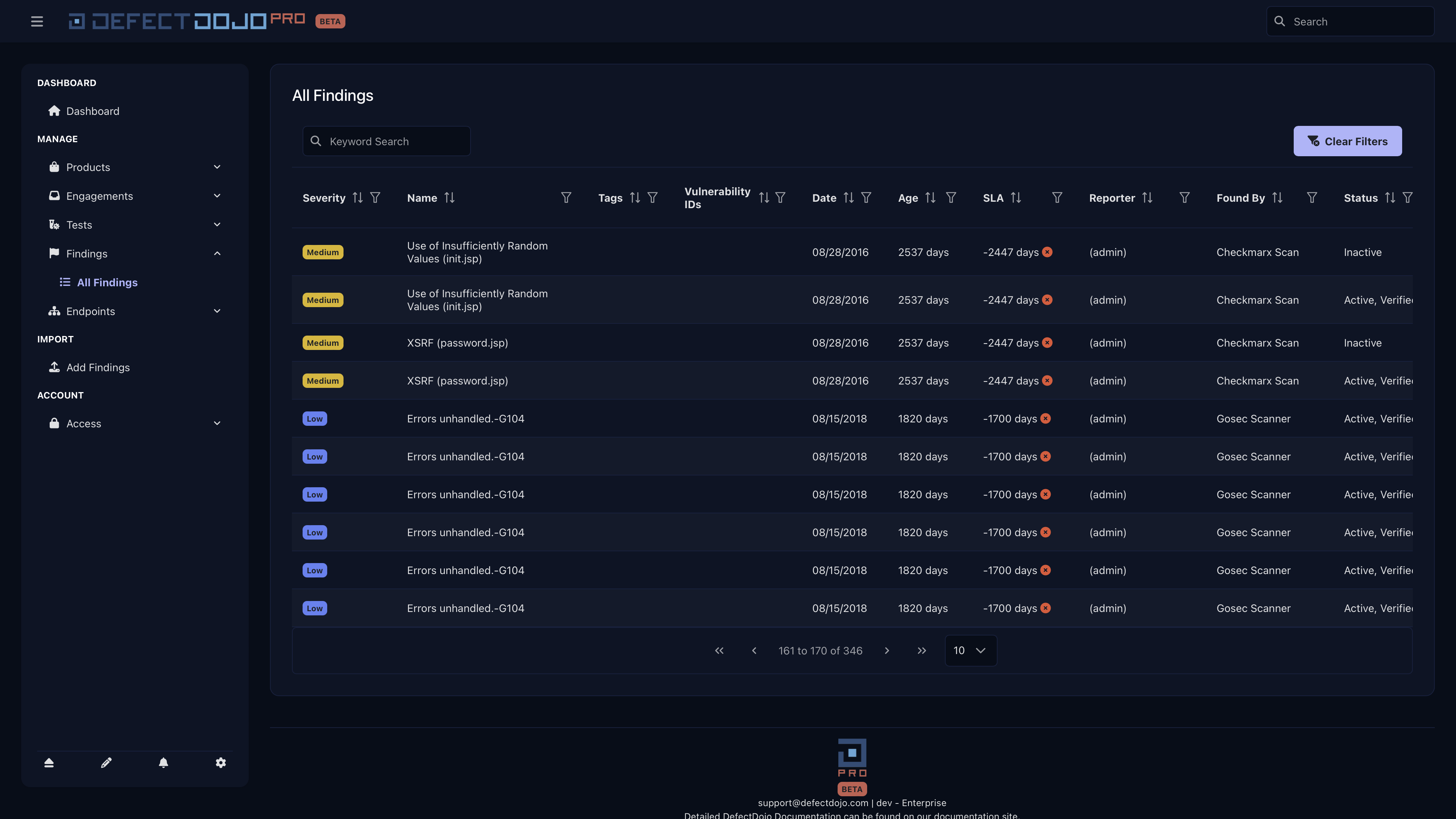 Platform - DefectDojo