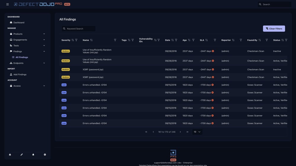Platform - DefectDojo