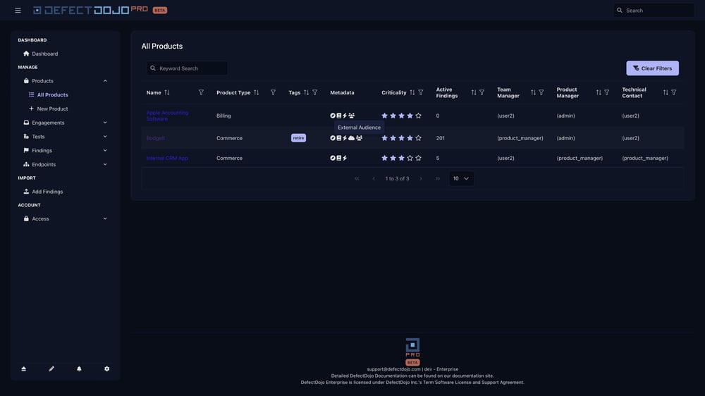Platform - DefectDojo