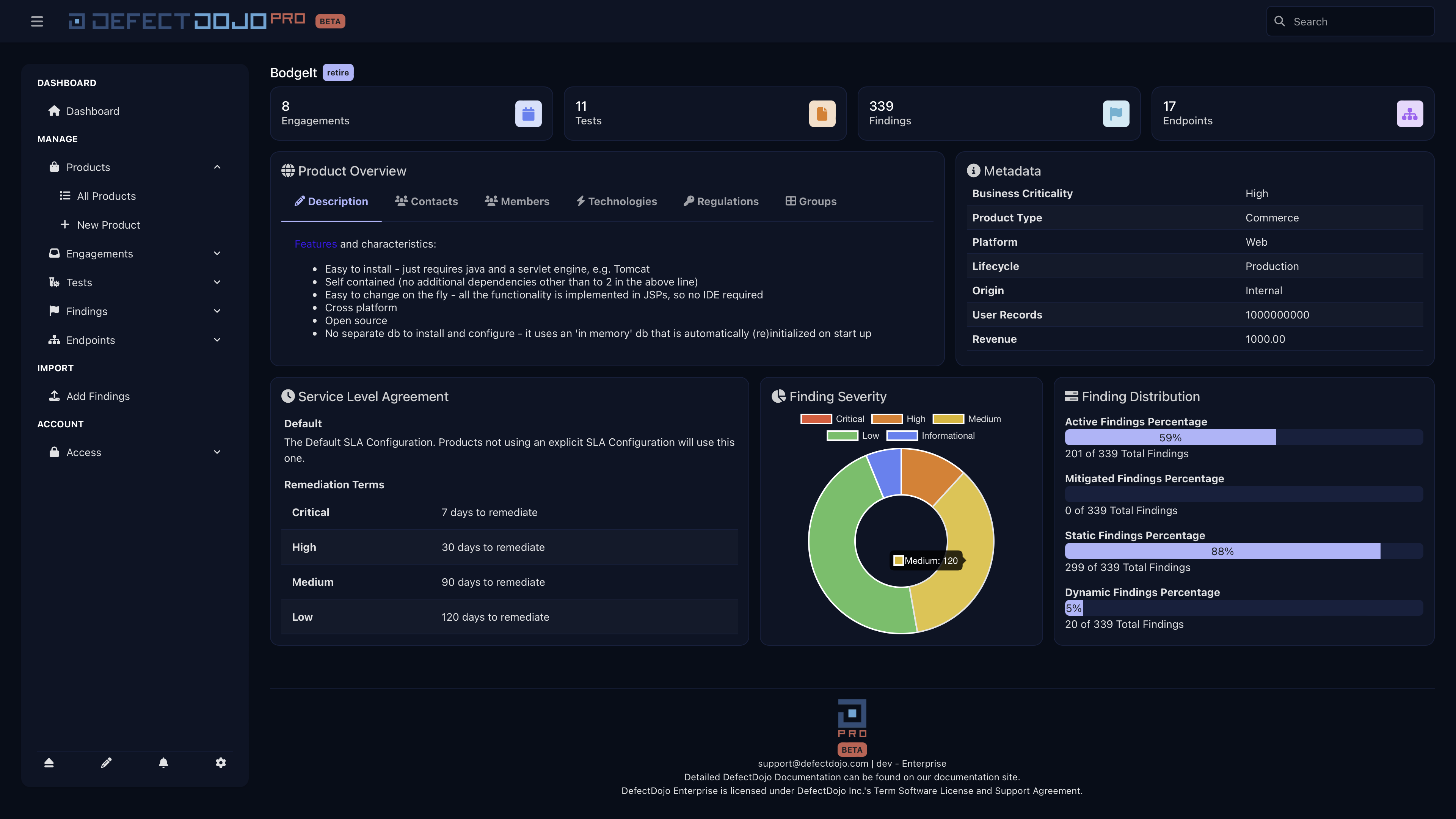 Platform - DefectDojo