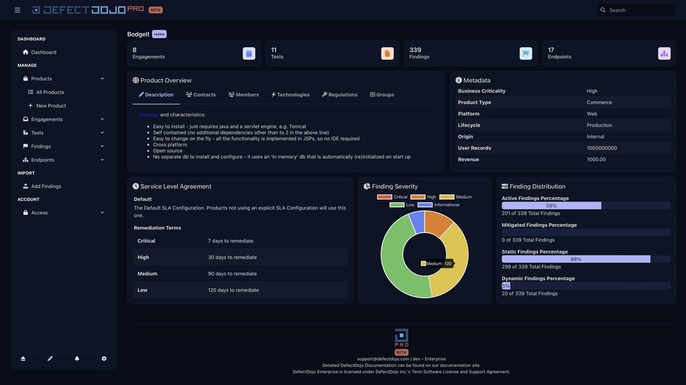 Platform - DefectDojo