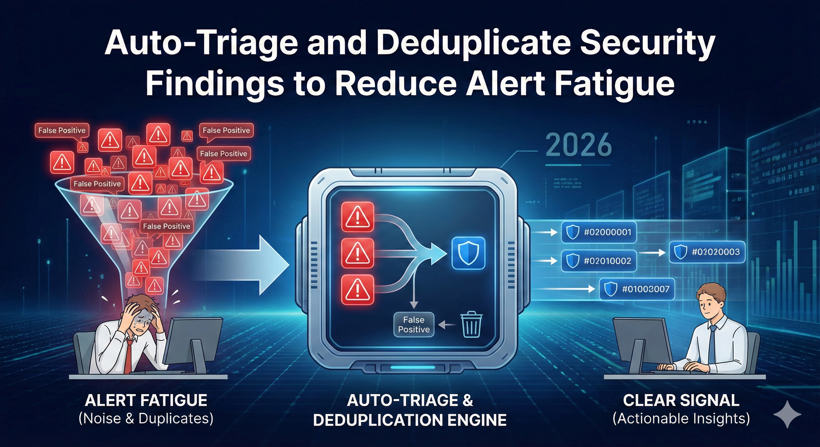Auto-Triage and Deduplicate Security Findings to Reduce Alert Fatigue