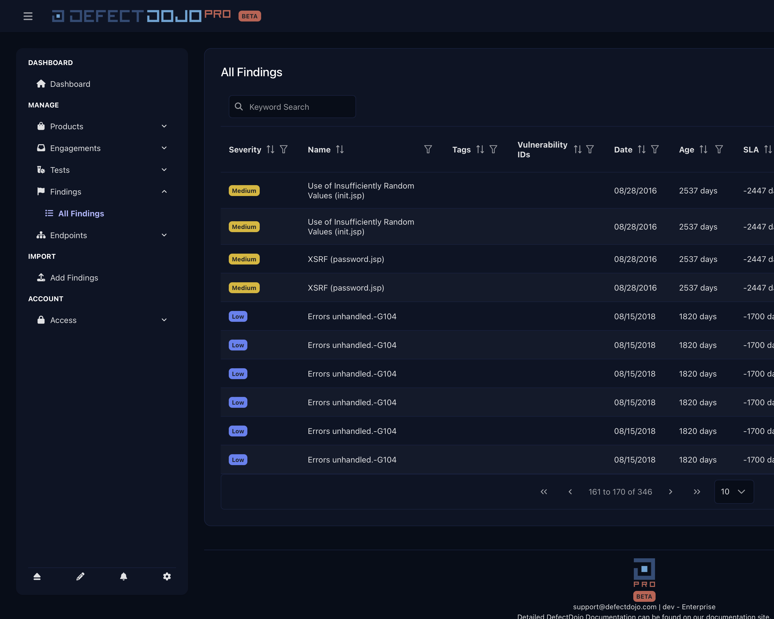 Platform - DefectDojo