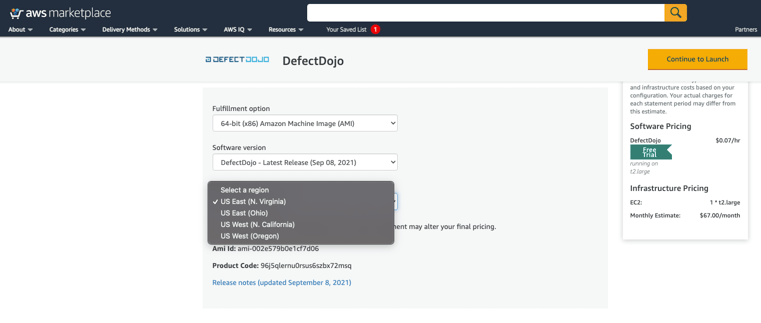 DefectDojo AWS Launch Guide - DefectDojo